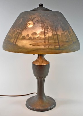 Lamps - Reverse Painted Table Lamp