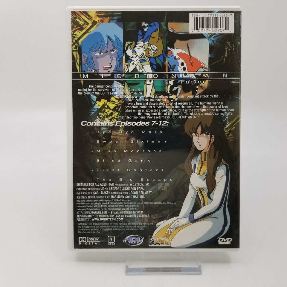 Robotech Macross Saga Transformation DVD Episodes 7-12 Anime Series | eBay