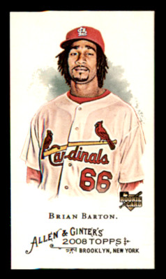 2008 Topps Allen & Ginter Brian Barton Mini #6 St. Louis Cardinals | eBay