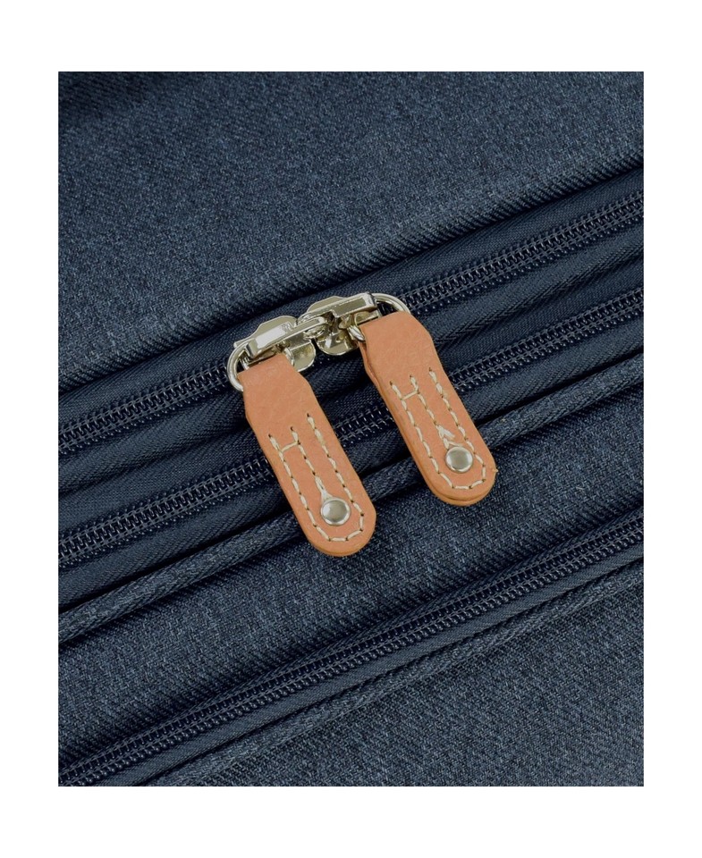 London Fog Wallington Denim 4 Piece Nested Set USB, 15", 20", 25", 29 ...