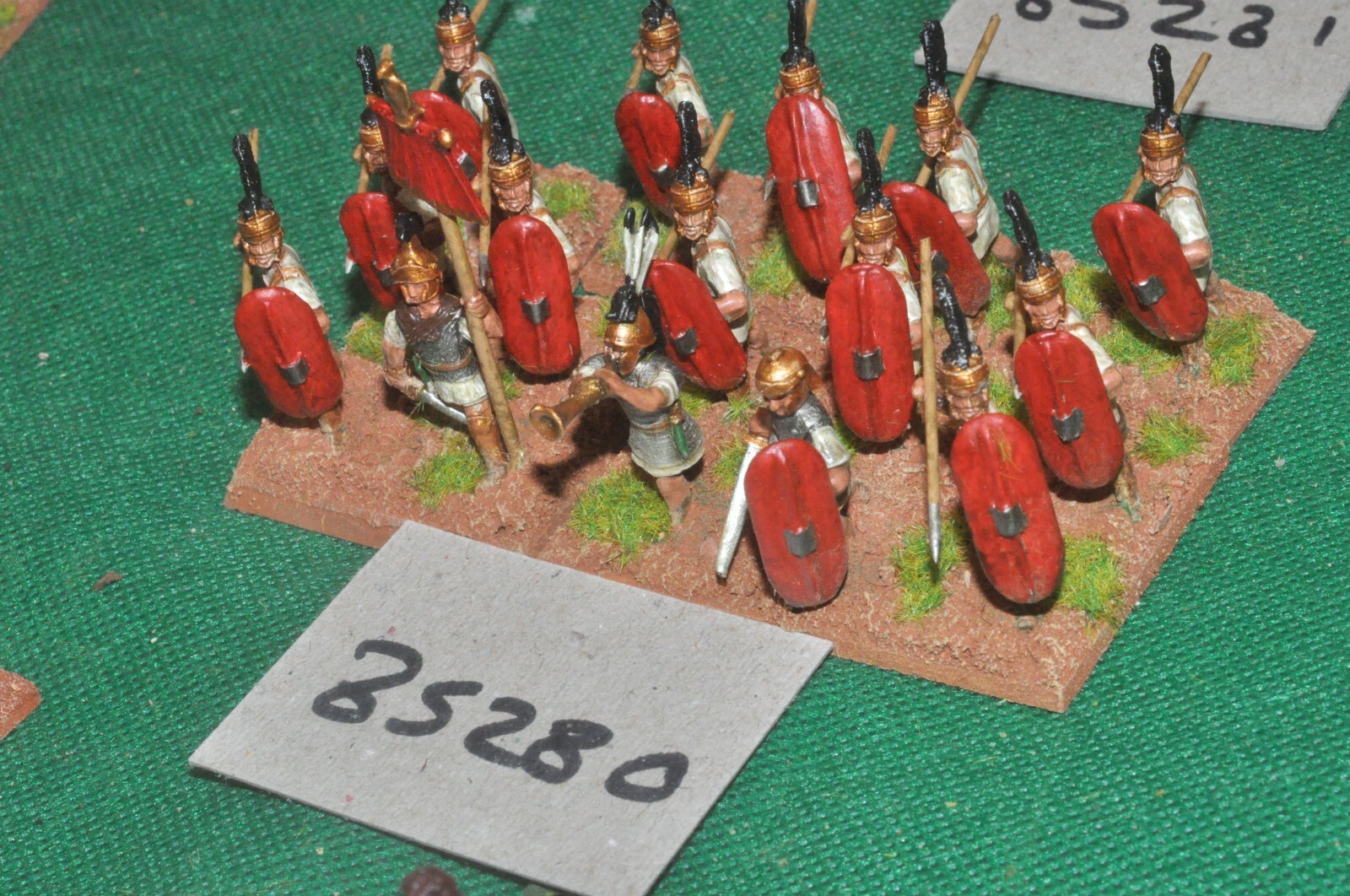 25mm roman era / polybian roman - legionaries 15 figs - inf (85280 ...
