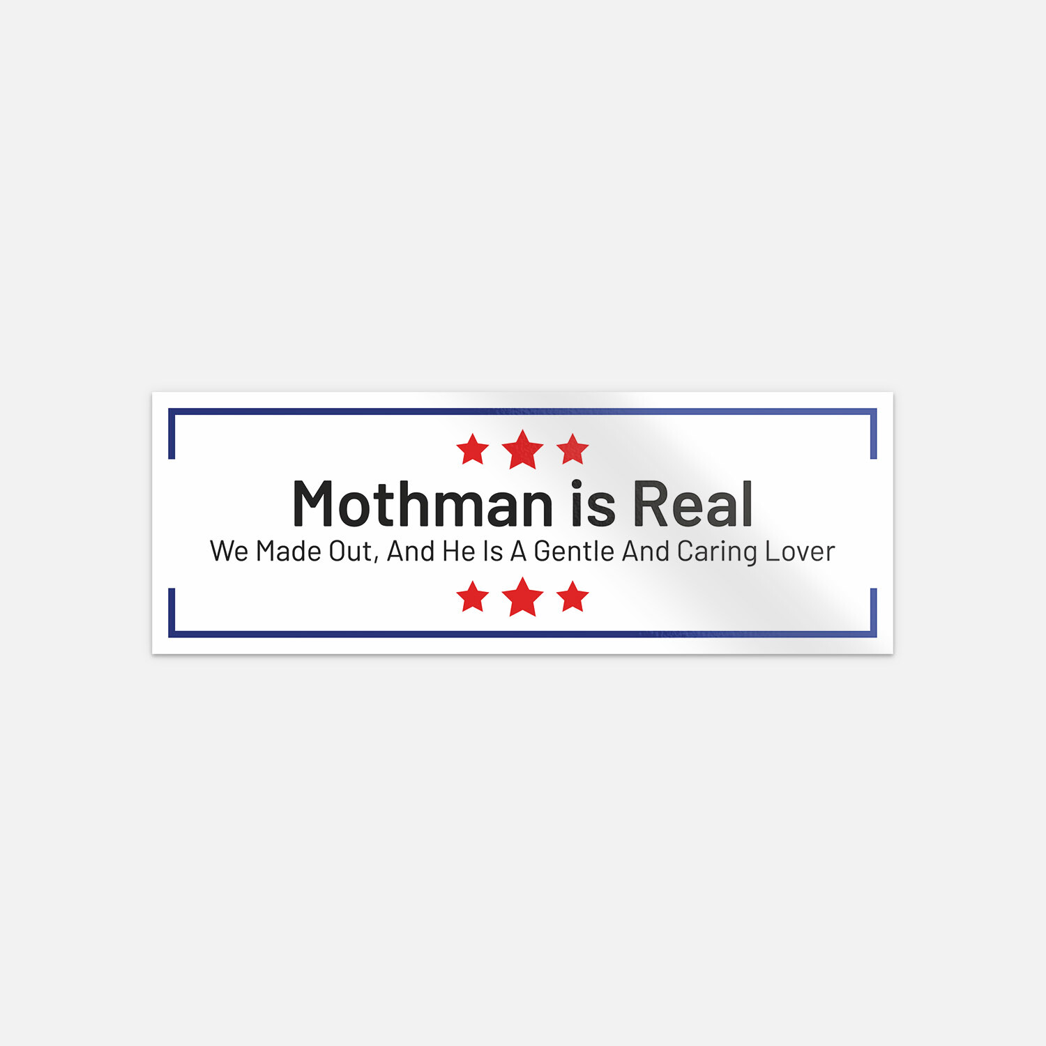 Mothman Is Real Vinyl Car Bumper Sticker Decal | eBay