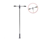 10pcs Model Railway HO Scale Lamp Warm White Two-heads LED Street Light ...