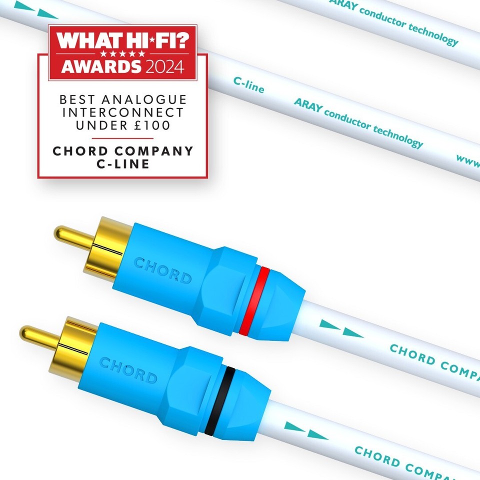 Chord C-Line Audio Analogue Interconnect 2RCA-2RCA Stereo Pair | eBay