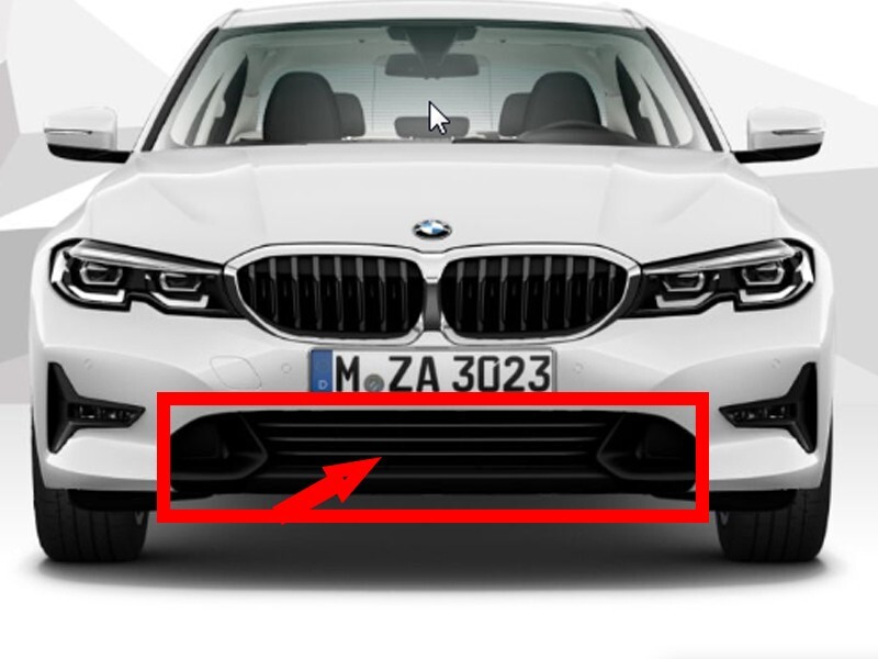 OEM Genuine BMW 3 Series G20 Center Grille Air Inlet Middle 51117464269 ...