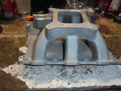 Aluminum CYLINDER HEADS V6 FORD Intake E6ZM M9424-A380 IMCA ARCA K&N ...