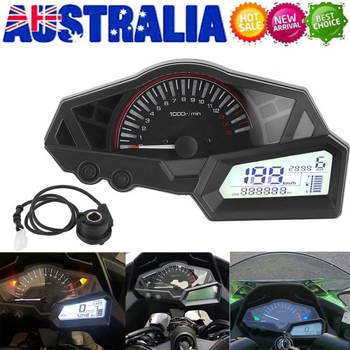 Motorcycle Digital LCD Backlight Odometer Speedometer Tachometer For ...
