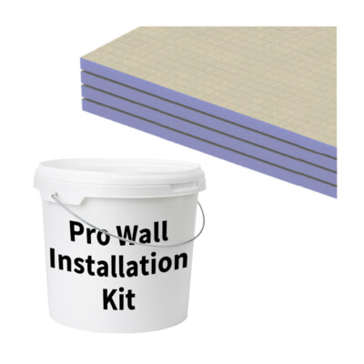 Elements Tile Backer Board Kit 12mm - 4.32m² Coverage, for Wet Rooms ...