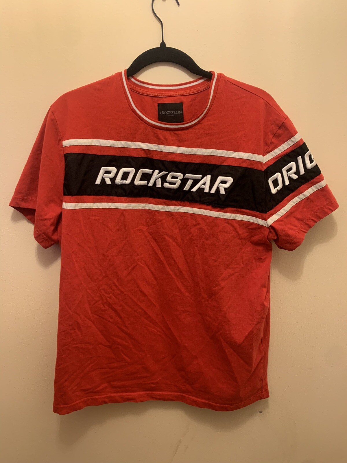 RED ROCKSTAR ORIGINAL T-SHIRT - Gem
