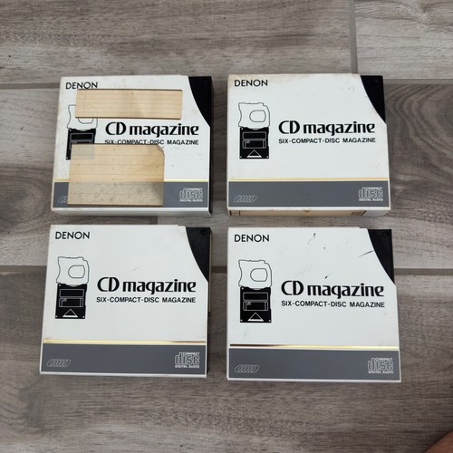 Denon CD Magazine Six 6 Compact Discs Set of 4 Magazines | eBay