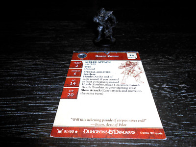 Horde Zombie D&D Miniature War Drums mini Dungeons Dragons Pathfinder ...
