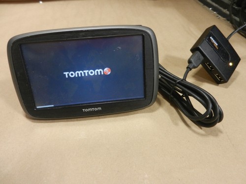 TomTom Go 50 Car GPS Navigation Unit Z1230 W/ Cable & Suction Cup Mount ...