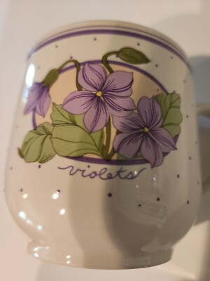 VIOLETS Mug (mug only) by Papel Vintage | eBay