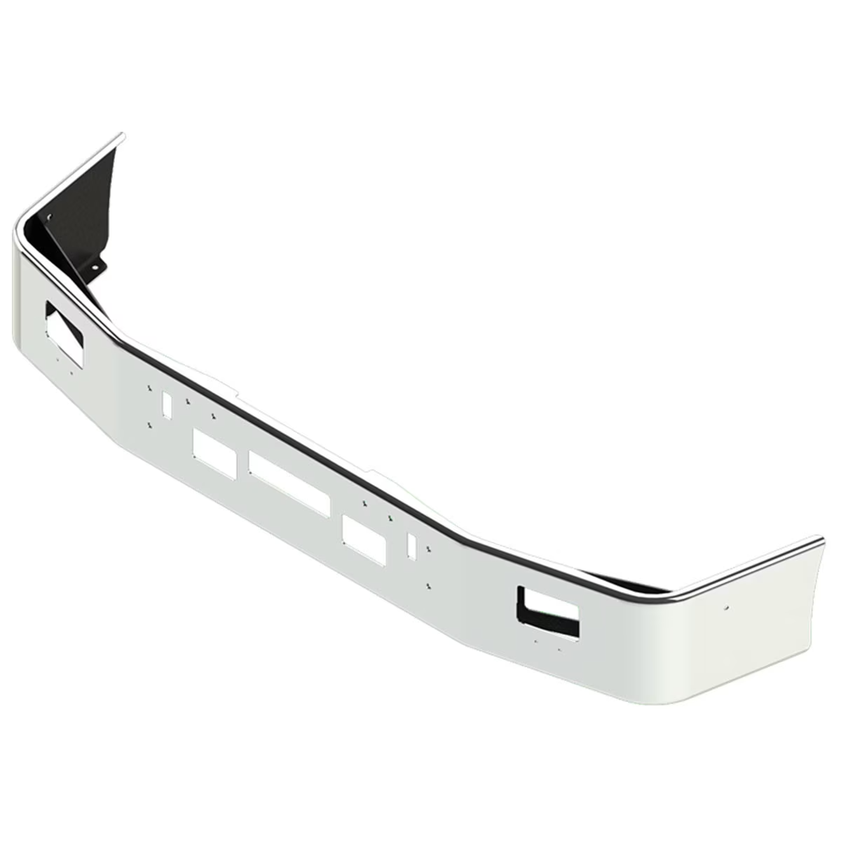 Freightliner FLD 120 Bumper 1989 & Up 13" Chrome Steel By Valley Chrome ...