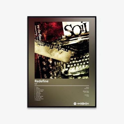 Soil - Redefine Album Art Poster | Minimalist Music Print (11x14) | eBay