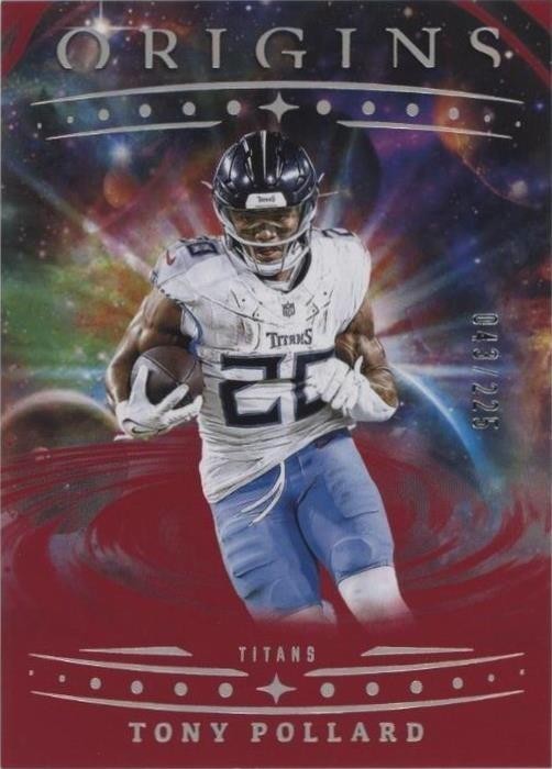 2025 Panini Origins - Tony Pollard, Tony Pollard #46 Red /225 for sale ...
