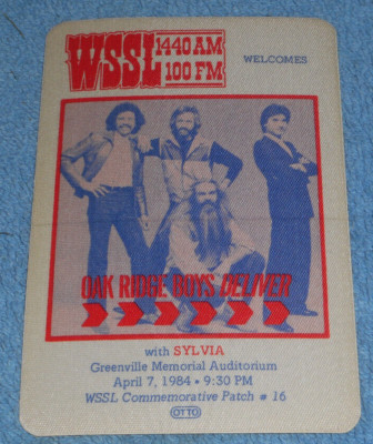 Oak Ridge Boys Deliver Tour 1984 Greenville Memorial Auditorium ...