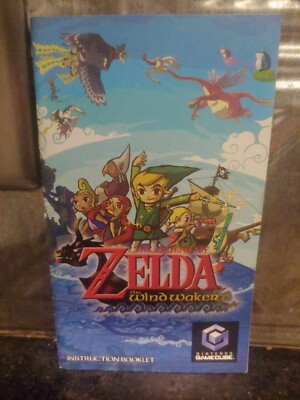 Legend of ZELDA The WIND WAKER Nintendo GameCube Original Instruction ...