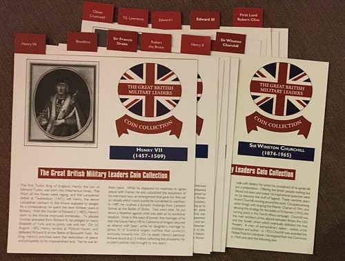 Westminster "The Great British Military Leaders Coin Collection " 2003 ...