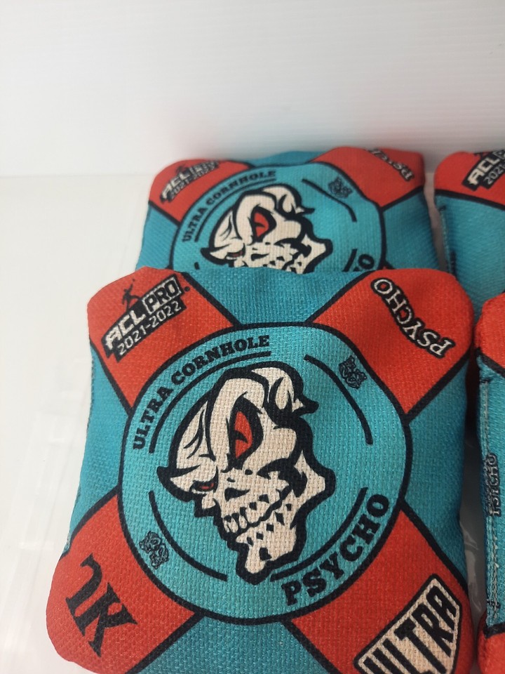 New Ultra Cornhole Limited PSYCHO Cornhole Bags - ACL Pro Stamp 2021 ...
