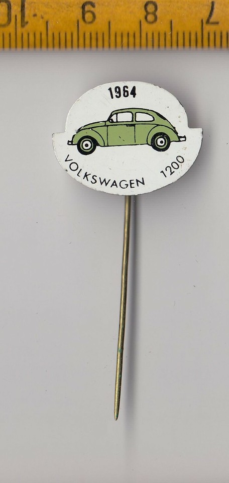 Vintage VOLKSWAGEN VW pin badge Logo 1960s Beetle Van Käfer Auto ...