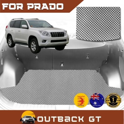 6D Diamond Car Cargo Boot Mat for Toyota Prado 2009-2013 -Grey | eBay ...