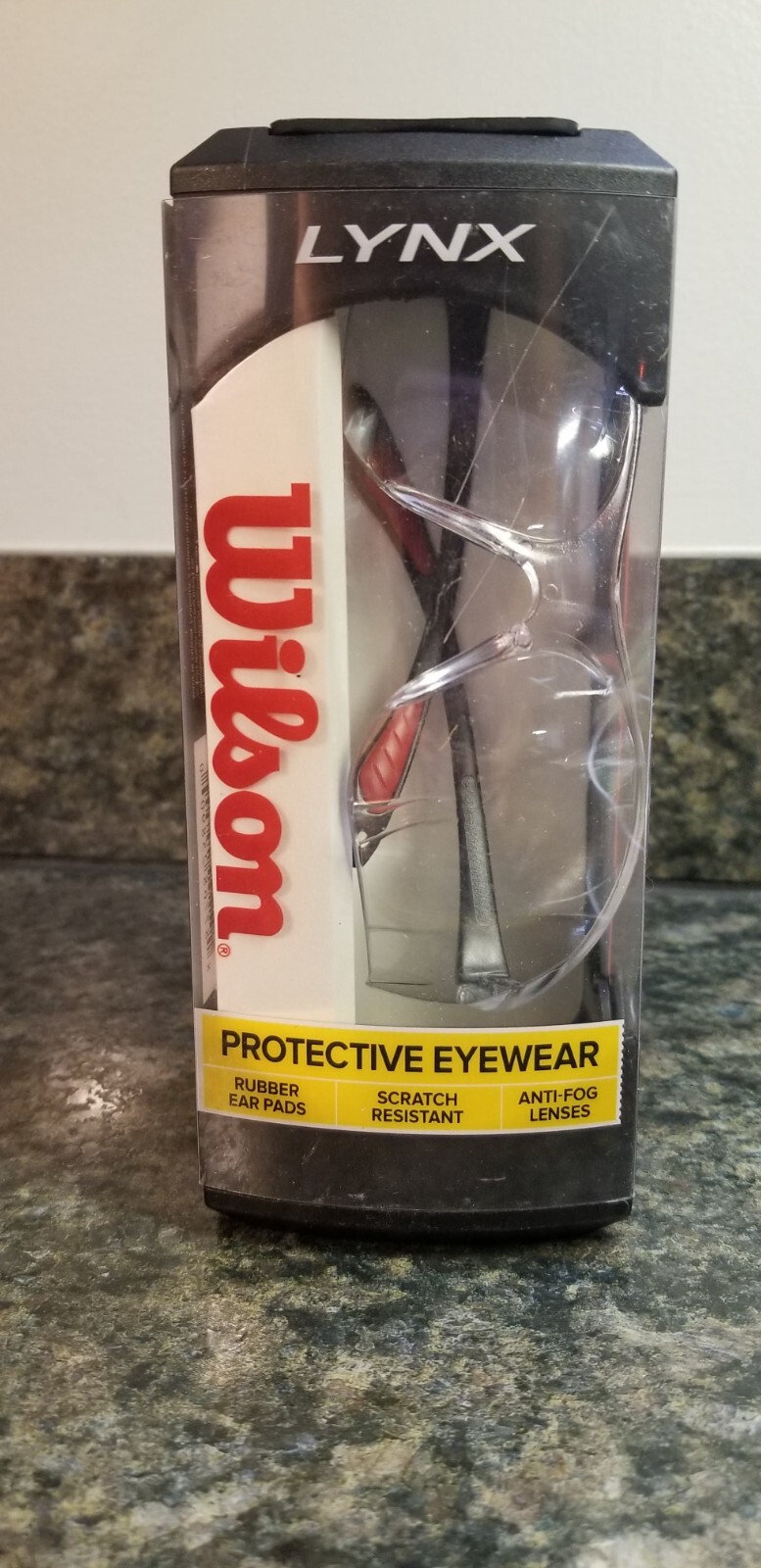 Wilson Protective Eyewear Lynx Scratch Resistant Anti-fog Racquetball ...