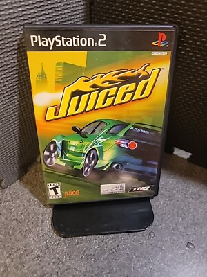 Juiced PS2 PlayStation 2 2005 Game Black Label Tested CIB Complete ...