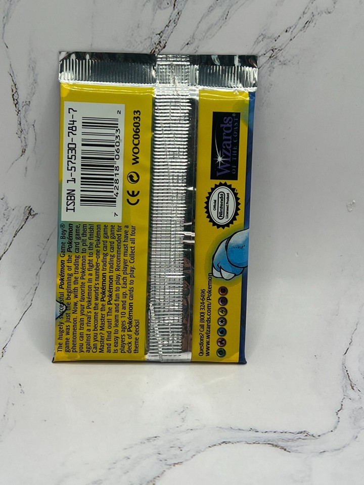 Pokemon 1ST EDITION BASE SET BOOSTER PACK - FACTORY SEALED - BLASTOISE ...