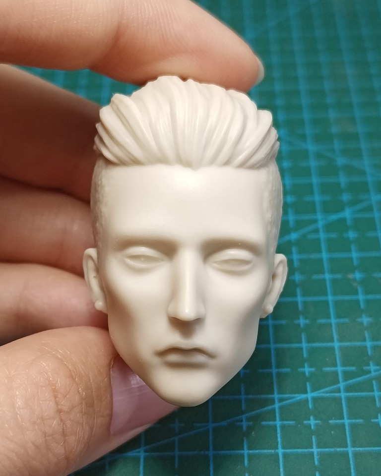 Unpainted Priest Father Head Carved 1/6 Scale Male Man Head Model Toys ...