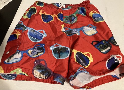 Boy’s Ocean Pacific OP Red Sun glass Print Bathing Suit Size 4T ...