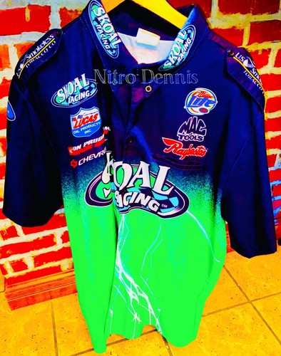 NHRA Ron Capps SIGNED Crew Shirt FUNNY CAR Don Prudhomme NITRO Snake ...