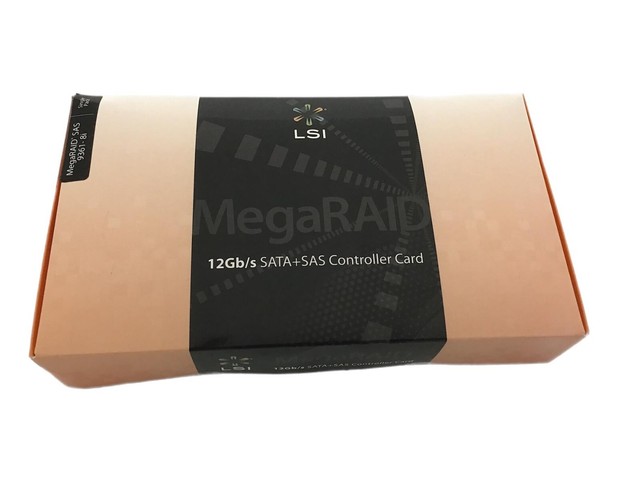 LSI 12Gb/s SAS3 9361-8i 1GB Cache BBU 2 x Brackets 2x SFF-8643 to SFF ...