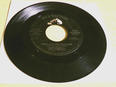 Jimmy Mitchell 45 - I Only Live For Your Love - RCA Victor 47-7528 | eBay