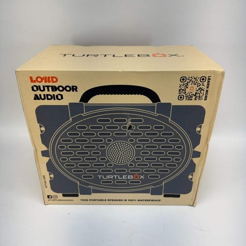 New Turtlebox Audio Gen 3 Portable Wireless Waterproof Speaker Gray | eBay