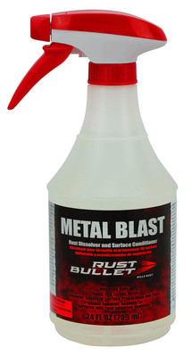 Metal Blast Rust Remover Spray 24 oz - Metal Cleaner & Conditioner for ...