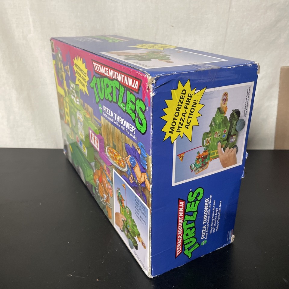 Tmnt Mutant Module Burrowing Bus & Pizza Thrower “Opened/Damaged Box ...