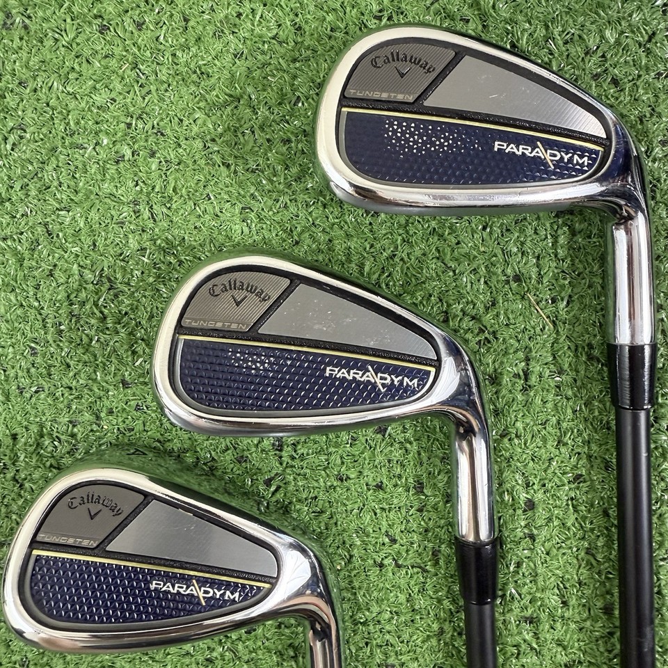 Callaway Paradym Forged Iron Set 6-PW AW KBS TGI 80 Pured Graphite +1 ...