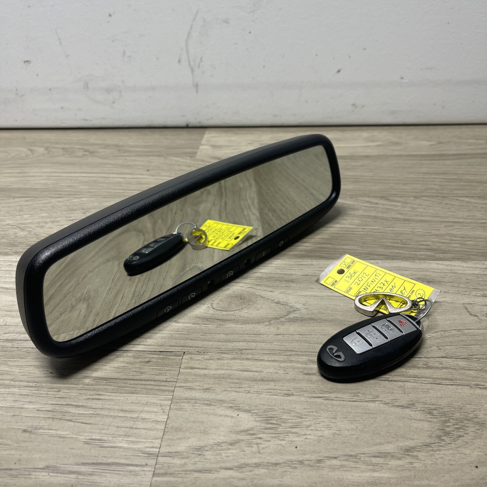 INFINITI NISSAN 2007-2023 OEM WINDSHIELD REAR VIEW MIRROR HOMELINK ...