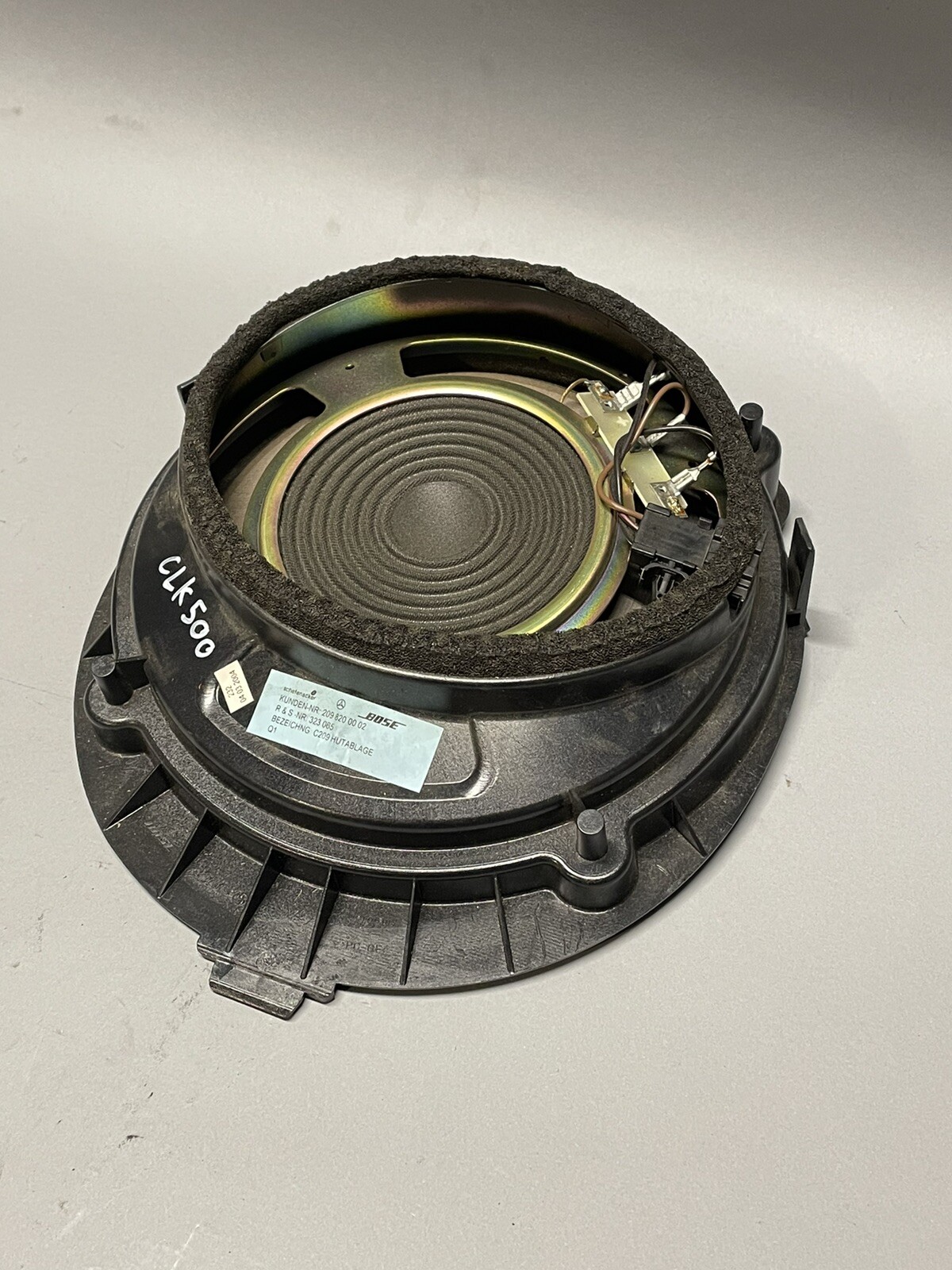 03-09 Mercedes W209 CLK320 CLK500 Subwoofer Sub Woofer Audio Bose ...