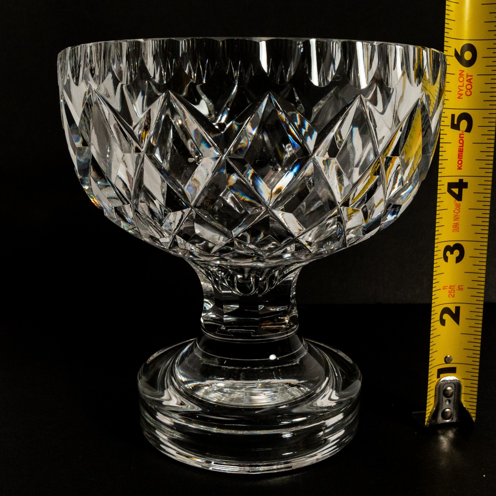 Crystal Compote Dish Unbranded