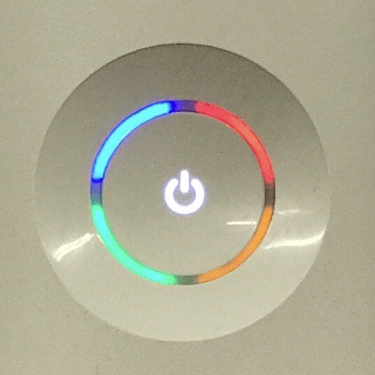 Xbox 360 Power Button Red CUSTOM XBOX 360 Slim Red / Blue Ring Of