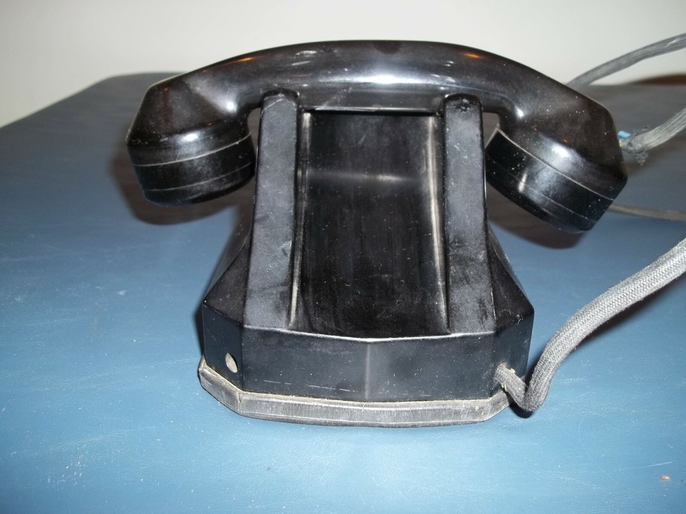 Vintage AutoMatic Electric Model AE40 Monophone In Black With Chrome ...