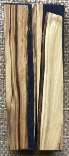 2 Pen Blanks Vacuum Stabilized Olive Wood Alumilite Blue | eBay