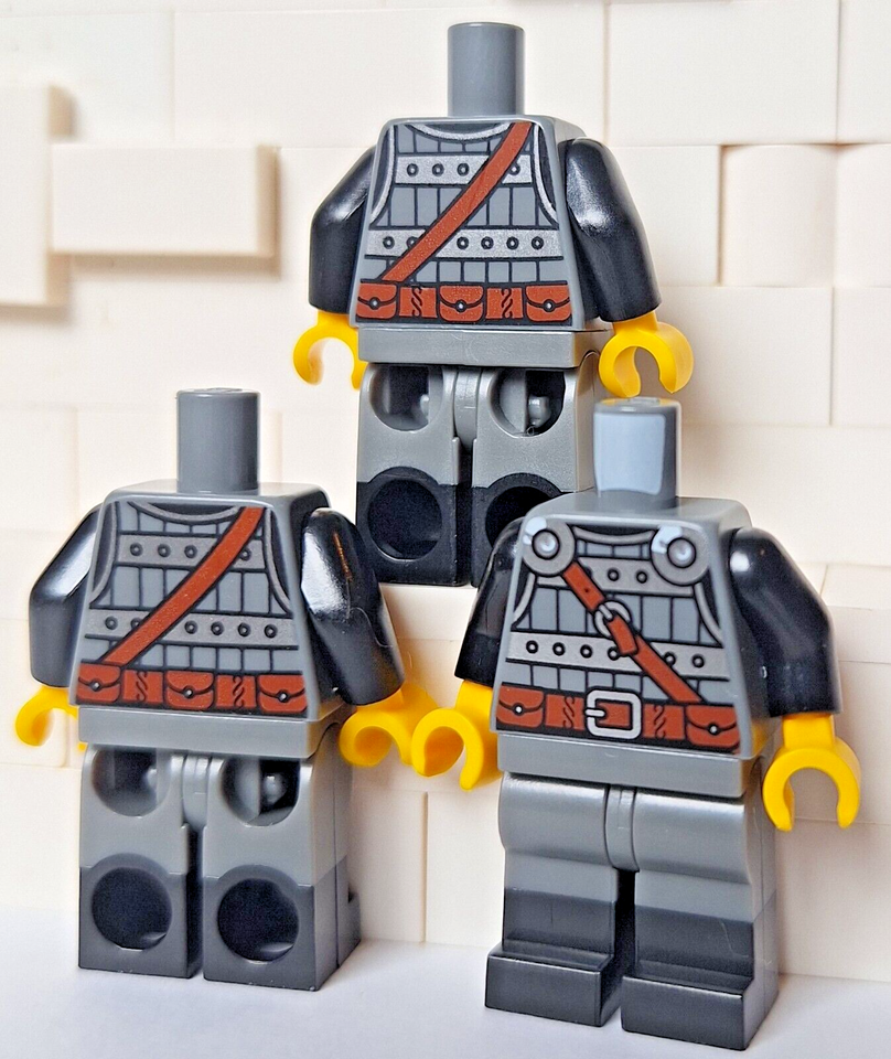 LEGO Castle minifigure parts TORSO & LEGS knight army knights Viking ...