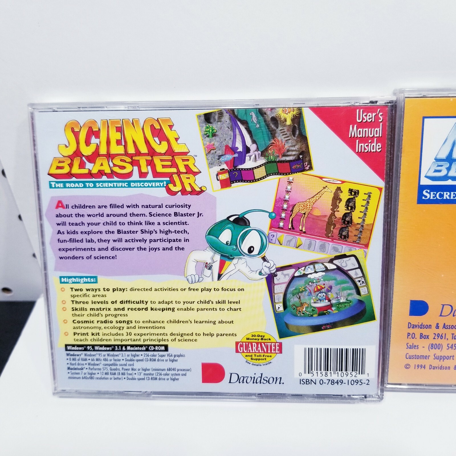 FS| Davidson Math Blaster, Reading Blaster, Science Blaster CD-ROM PC ...