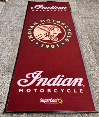 SuperCool Indian Moto Mats - Rubber Type PVC backing | eBay