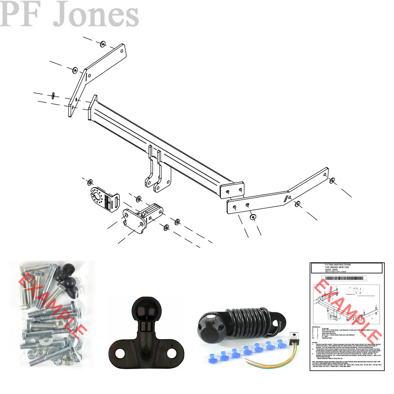 Tow-Trust Towbar for Mazda 6 Saloon 2002-2008 - Flange Tow Bar | eBay UK