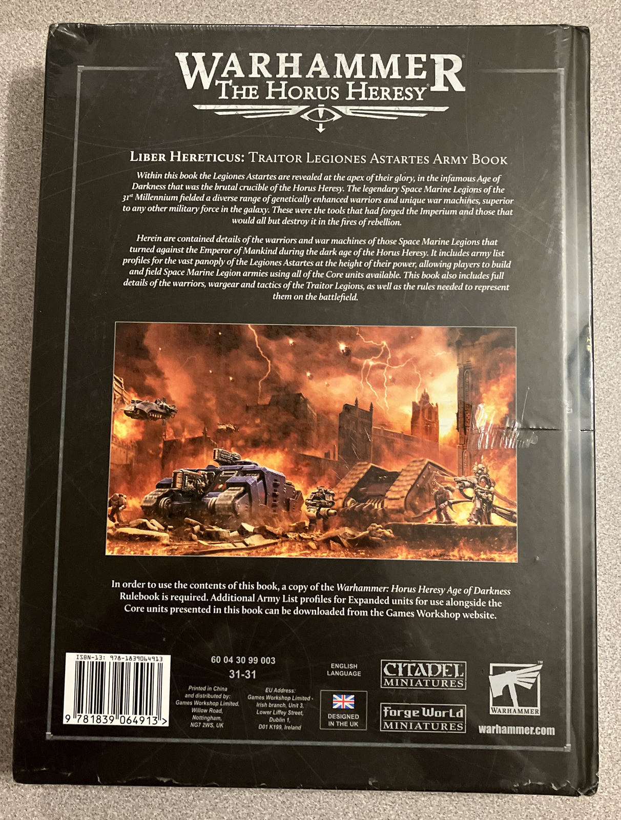 Liber Hereticus Traitor Legiones Astartes Book Horus Heresy Warhammer ...