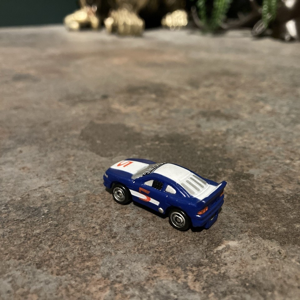 💥Micro Machines Ford Mustang Stock Car #5 Blue White | eBay UK